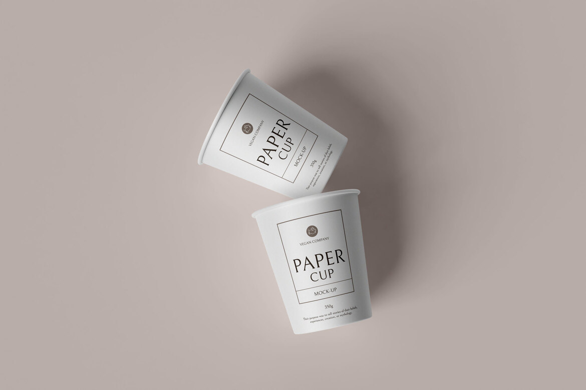 paper cup display mockup on Behance :: Behance