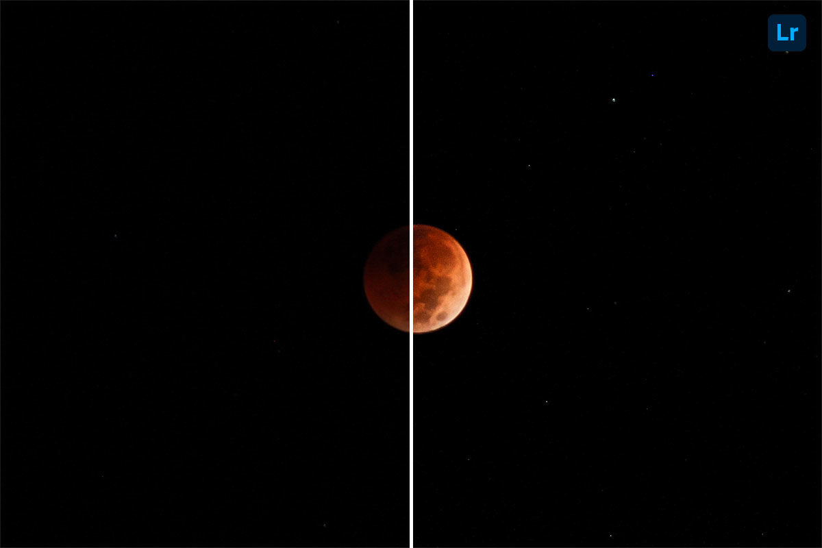 Lunar Eclipse | Edit | Photoshop Lightroom