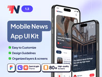 Newzia - Modern Mobile News App UI Kit :: Behance