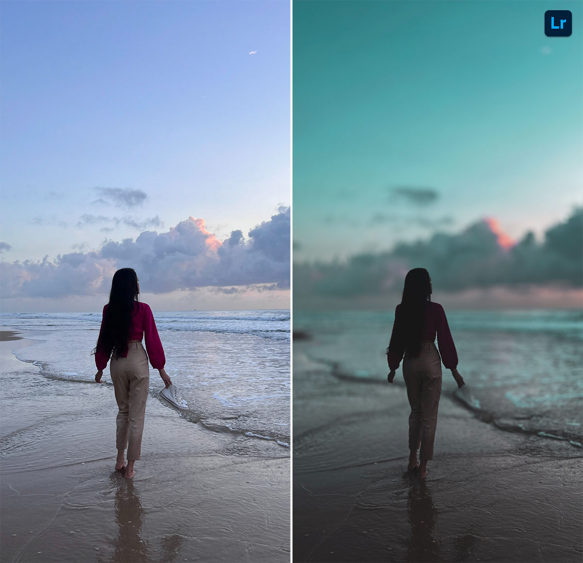 E o mar | Remix | Photoshop Lightroom