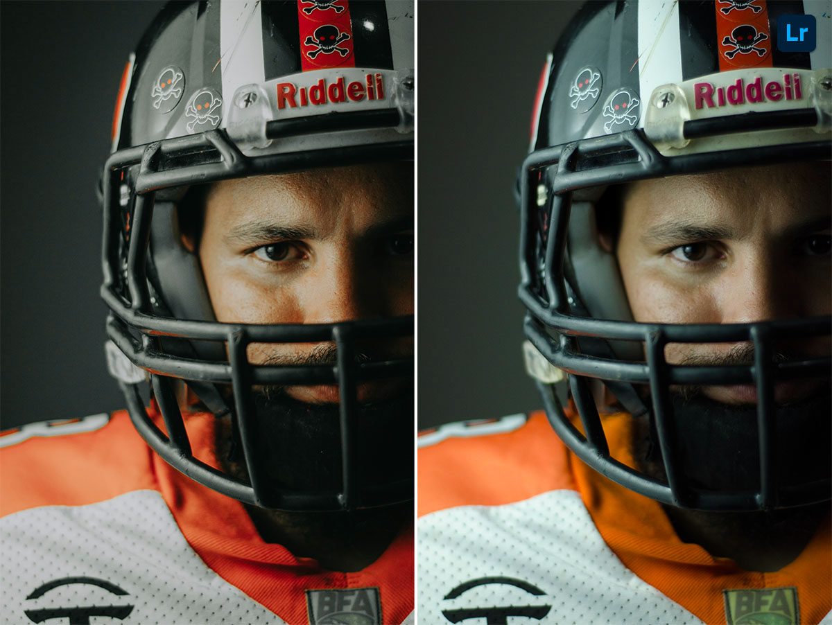 Media Day football | Edit | Photoshop Lightroom