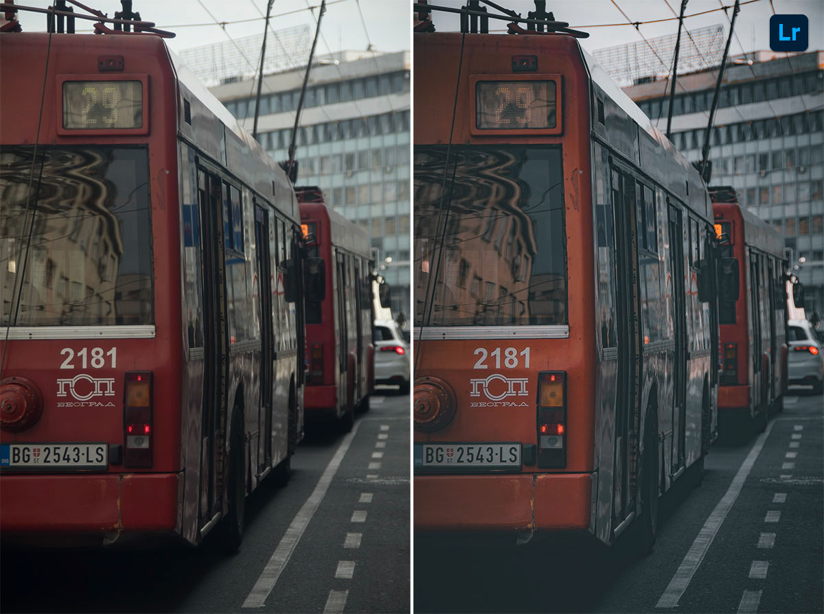 Buses in Serbia | Edit | Photoshop Lightroom