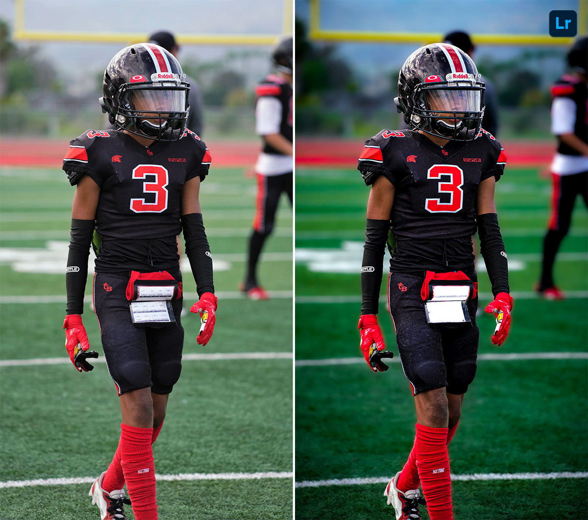 Football Action Shot | Edit | Photoshop Lightroom