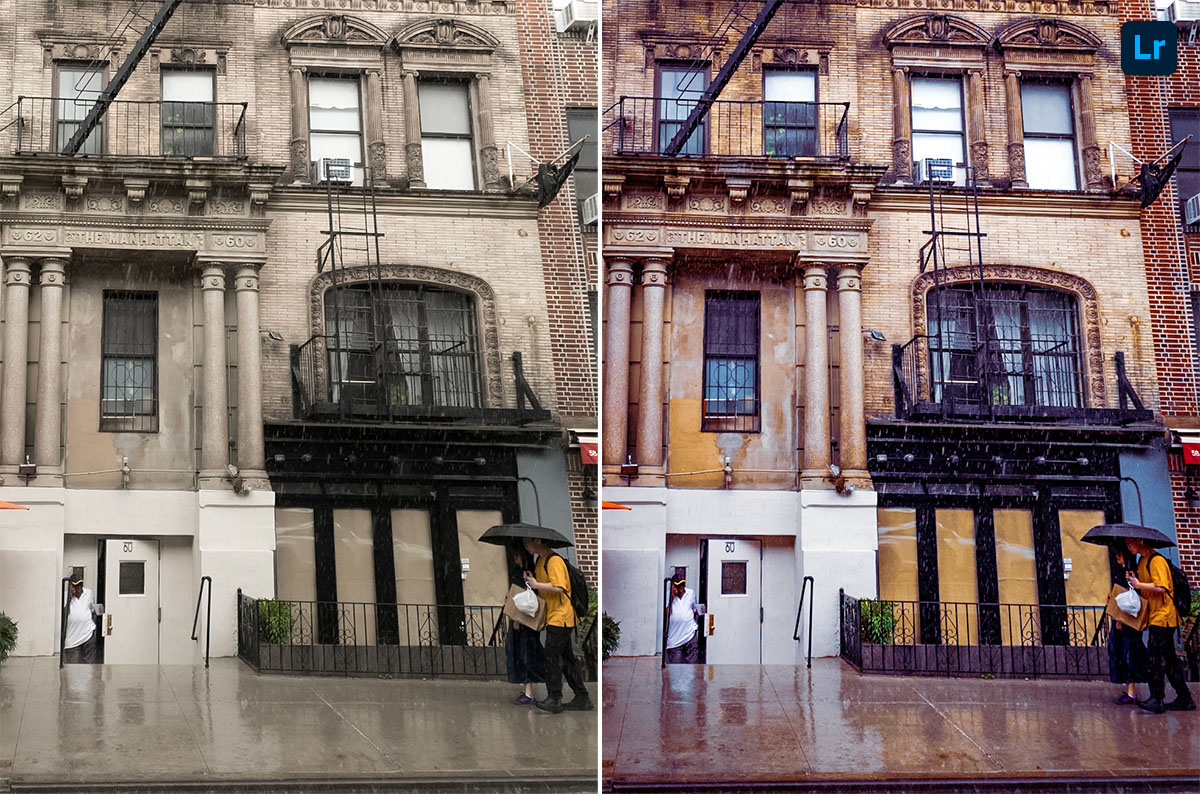 The Manhattan on a rainy day | Edit | Photoshop Lightroom