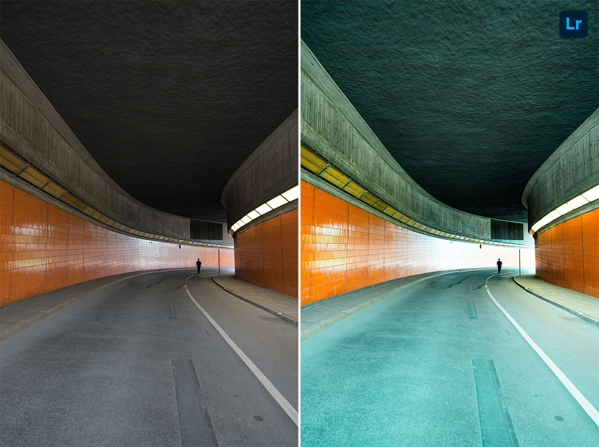 Leading Lines @ Berlin Tunnel | Remix | Photoshop Lightroom