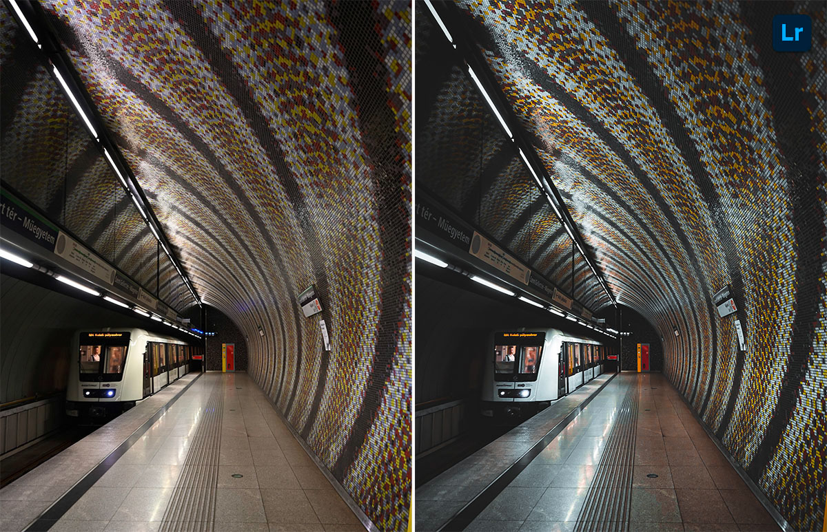 Metro station | Edit | Photoshop Lightroom