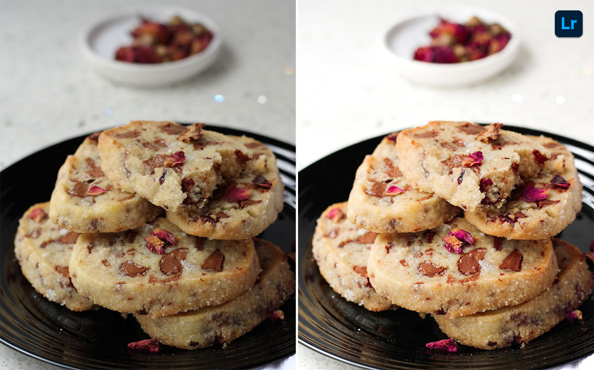 rose chocolate cookies | Edit | Photoshop Lightroom