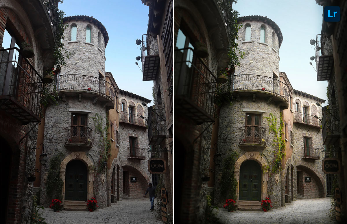 European type building | Edit | Photoshop Lightroom