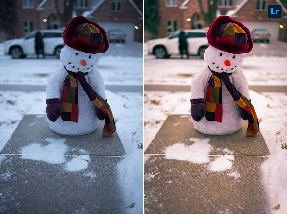 snowman | Edit | Photoshop Lightroom