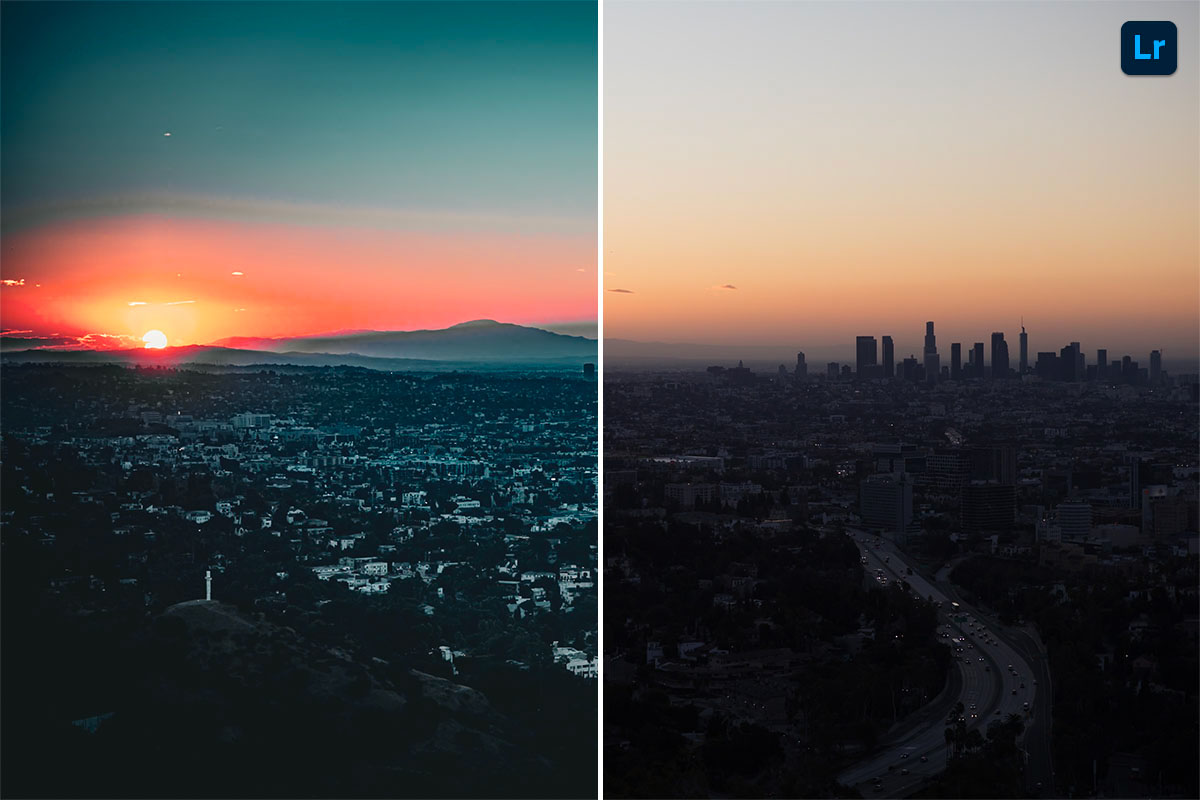 Sunrise over Los Angeles | Edit | Photoshop Lightroom