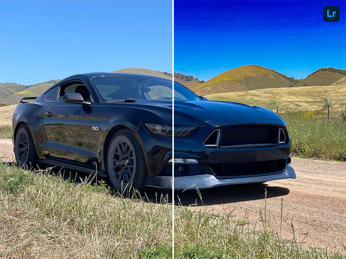 Central Coast Mustang Photography | Edit | Photoshop Lightroom