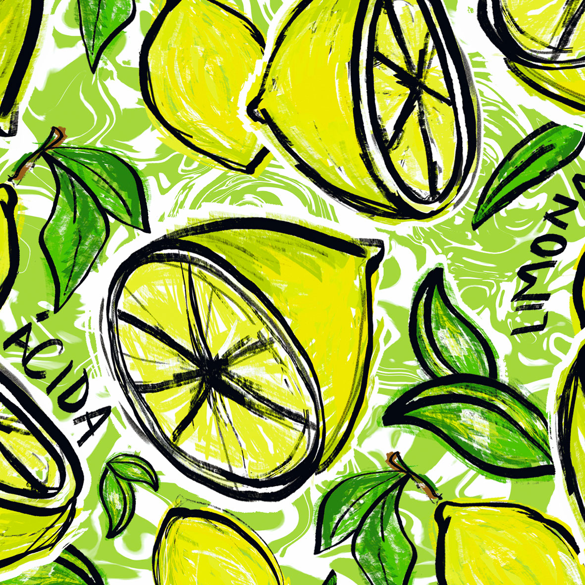LIMONADA - NICOLE DIETZ TEXTILE DESIGN on Behance :: Behance