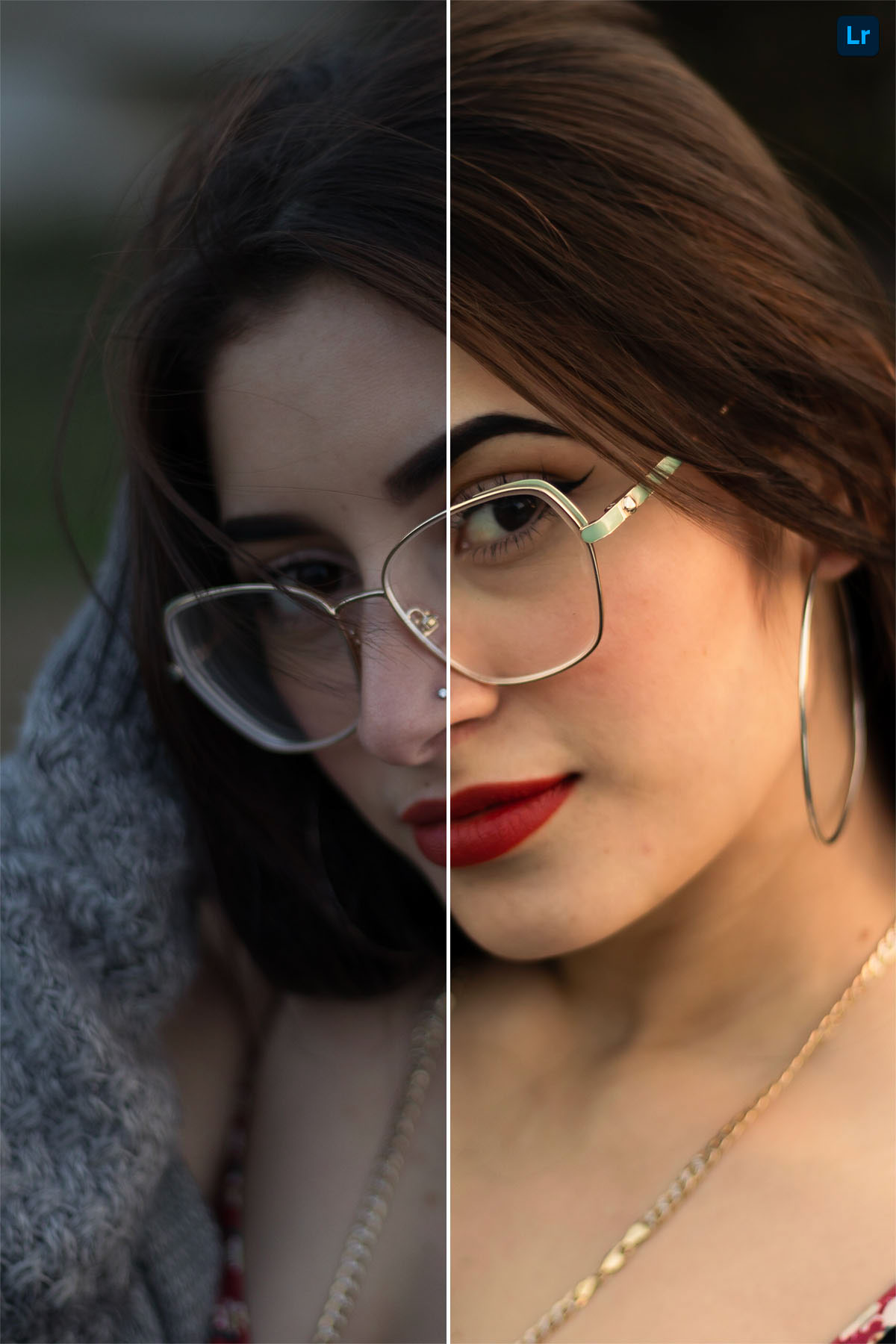 red lips | Edit | Photoshop Lightroom