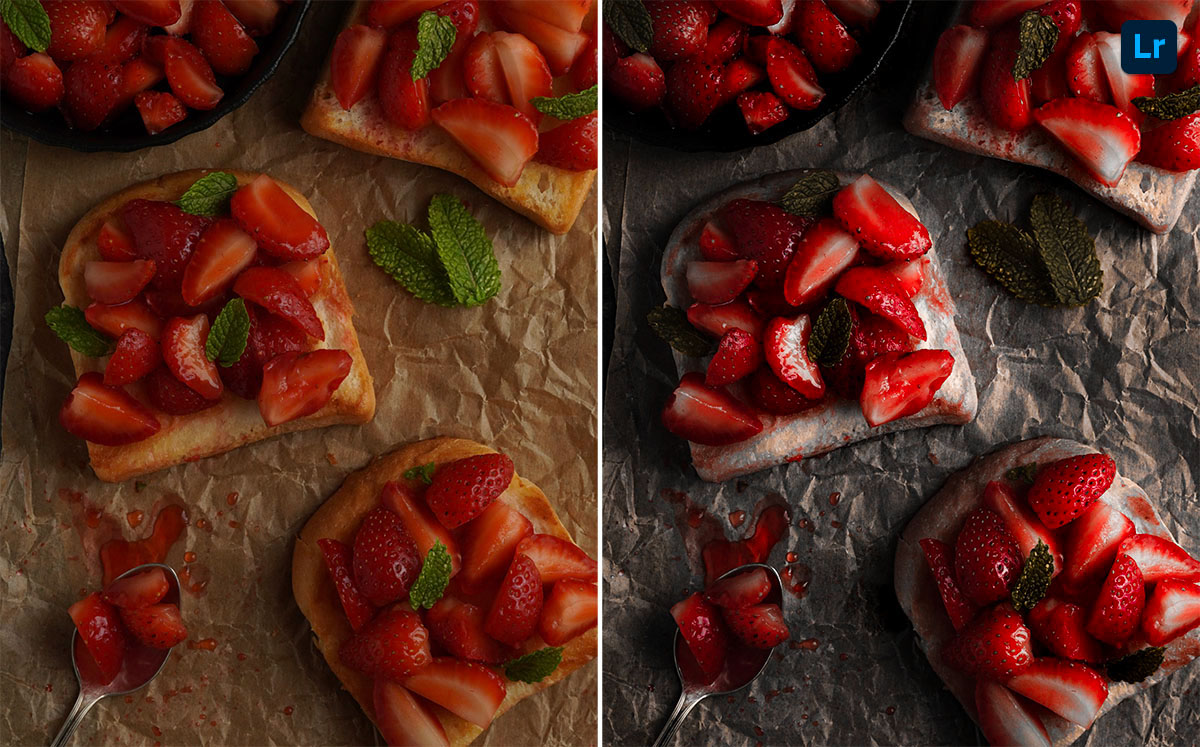 Strawberries On Brioche | Remix | Photoshop Lightroom