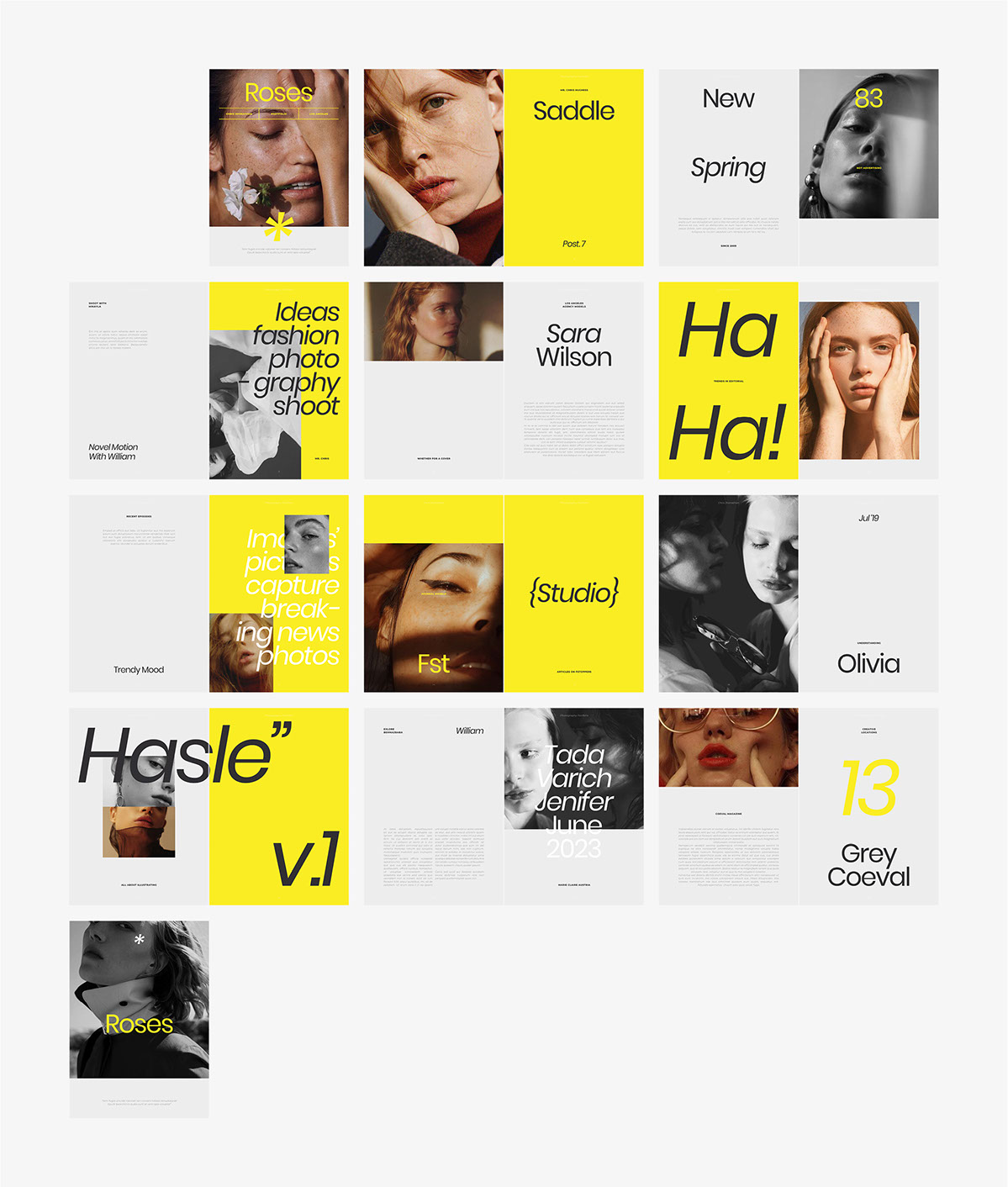 ROSES Creative Portfolio InDesign Template on Behance :: Behance