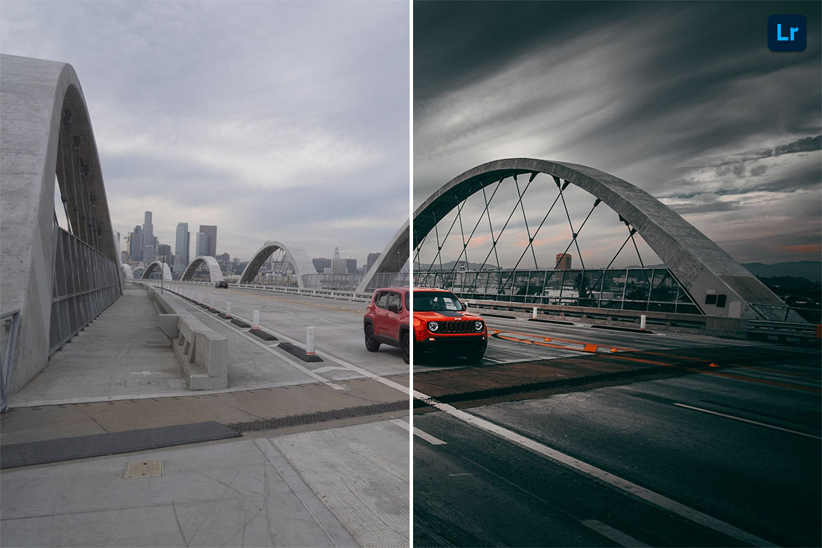 Los Angeles 6th St. Bridge | Edit | Photoshop Lightroom