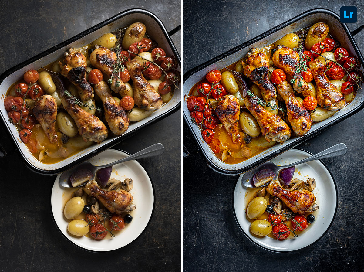 roasted chicken drumsticks | Edit | Photoshop Lightroom