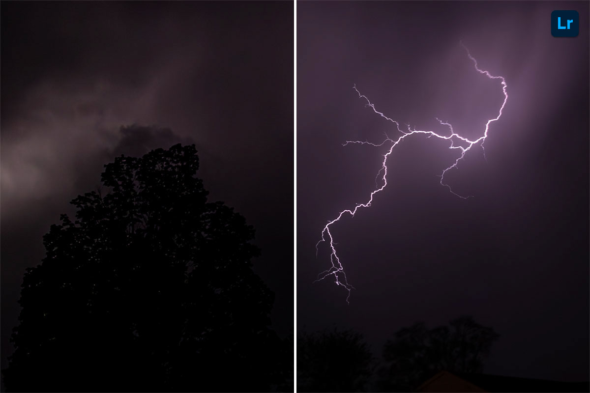 Lightning crashes | Edit | Photoshop Lightroom