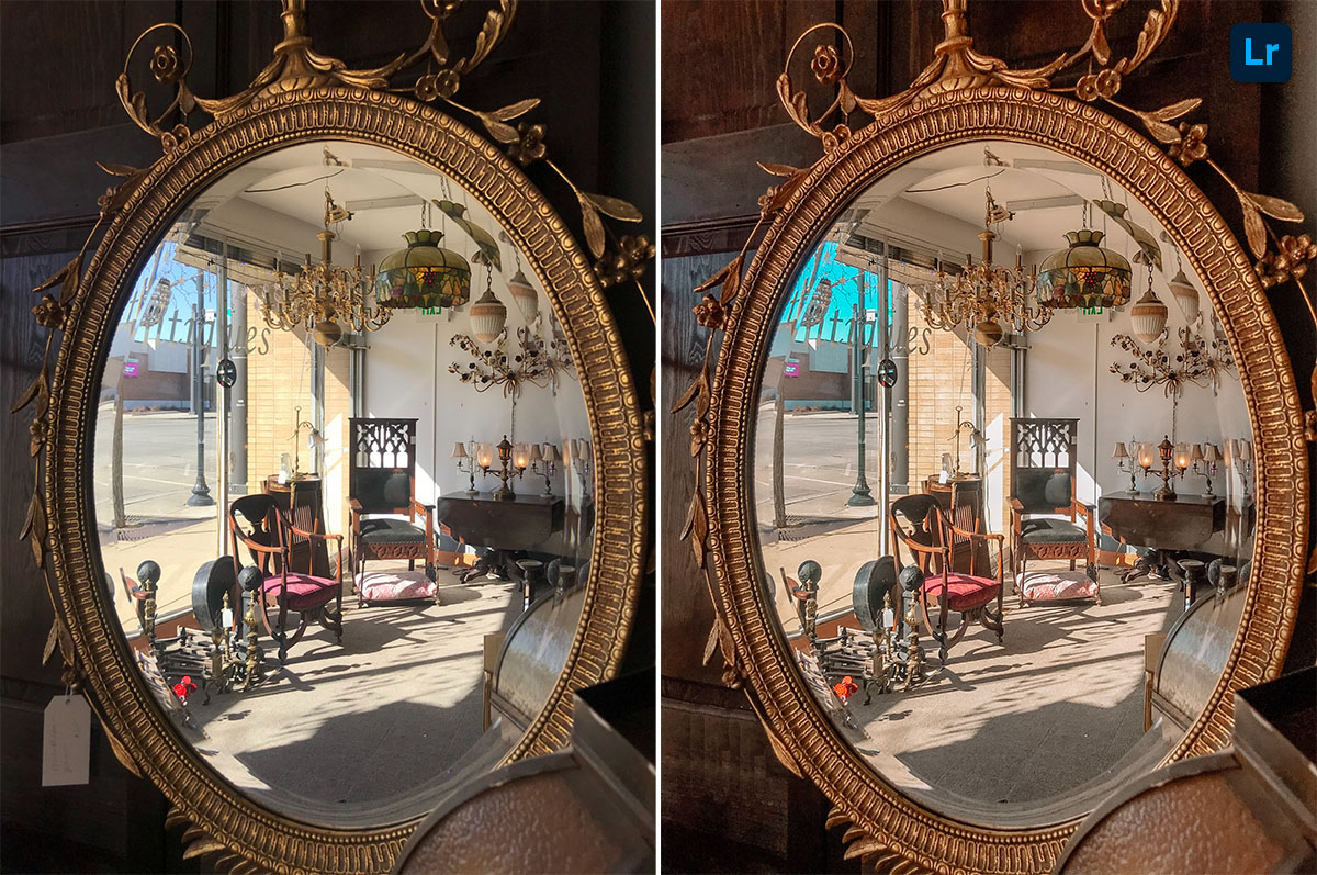 Antique mirror | Edit | Photoshop Lightroom