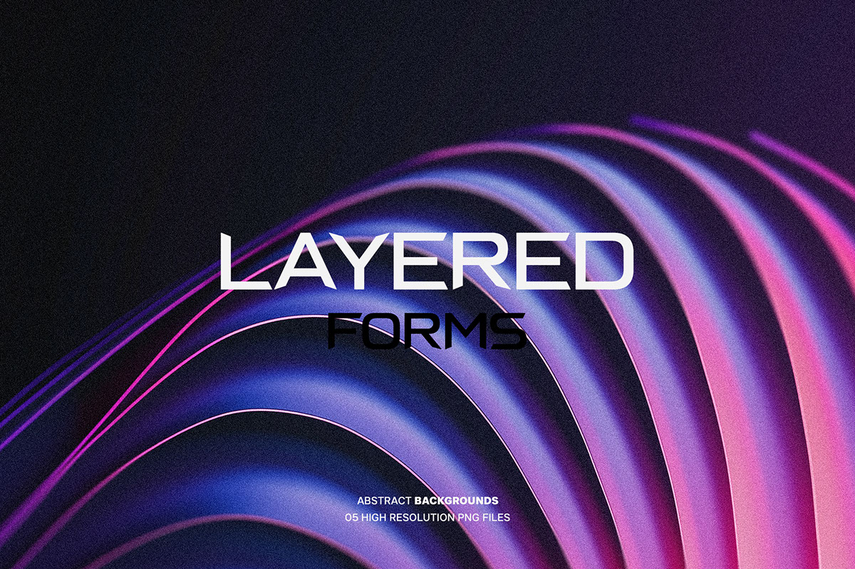Abstract Layered Forms Backgrounds-Main Files on Behance :: Behance
