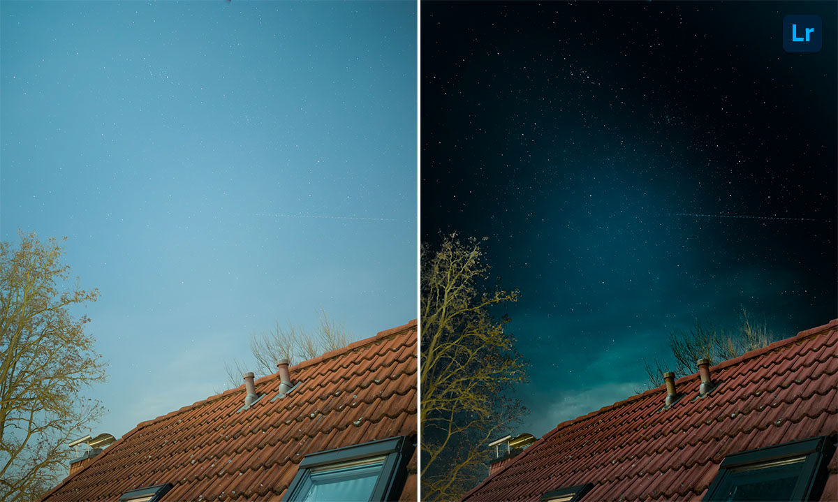 Andromeda Galaxy and Cassiopeia | Remix | Photoshop Lightroom