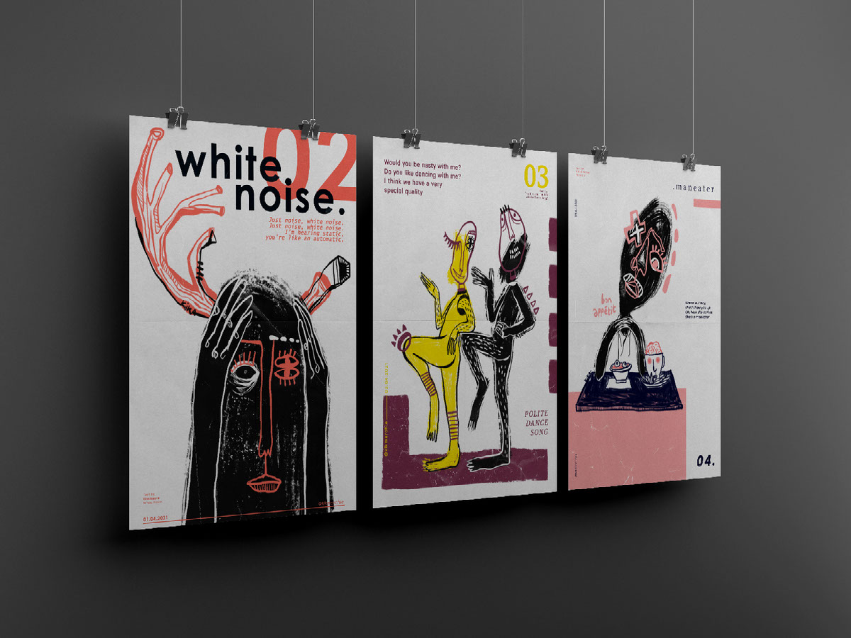 bundle of 3 POSTER on Behance :: Behance
