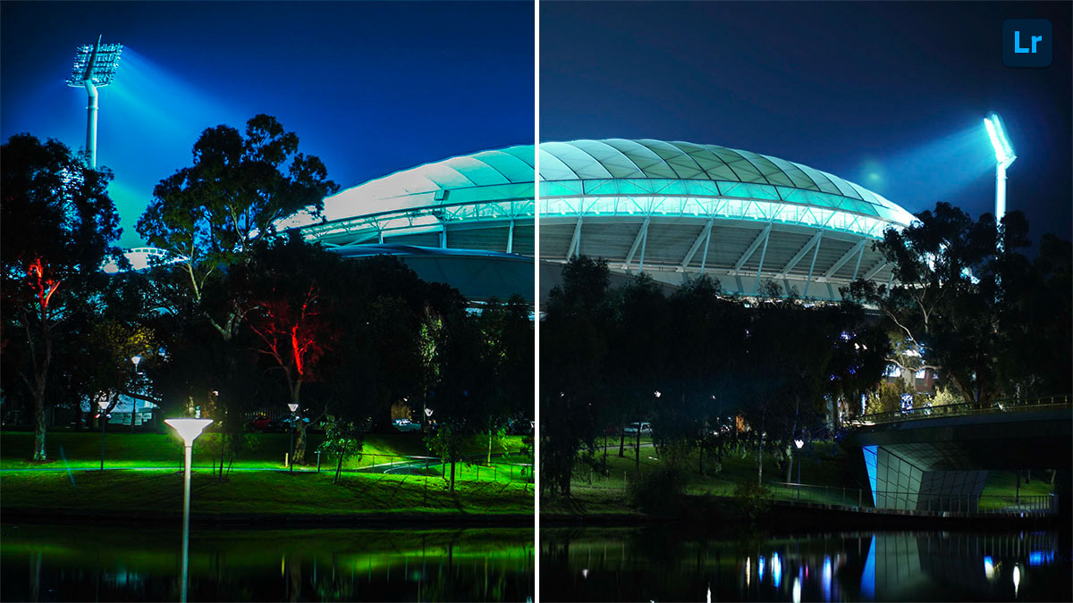 Stadium light | Edit | Photoshop Lightroom