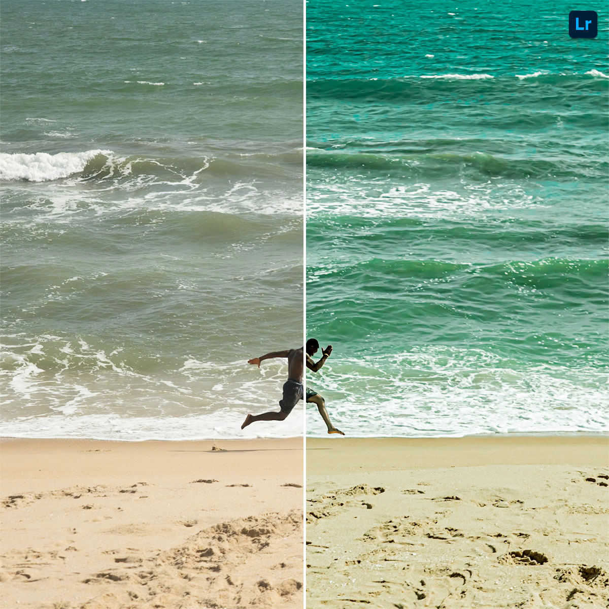 Running across tides | Remix | Photoshop Lightroom