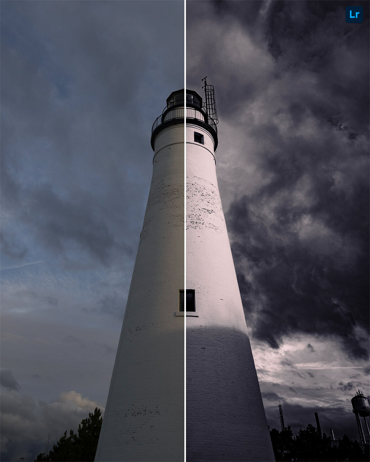 Stormy lighthouse | Edit | Photoshop Lightroom