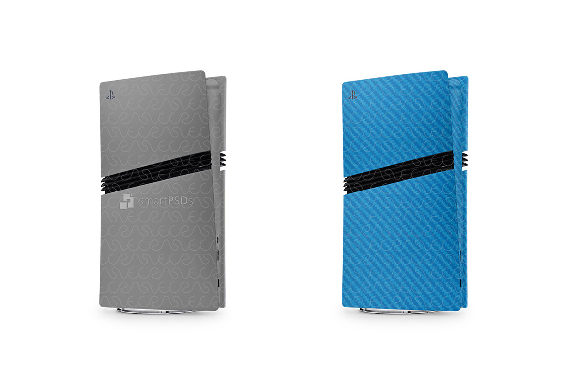 Sony PS5 Pro 2024 Vinyl Skin Mockup PSD Template on Behance :: Behance
