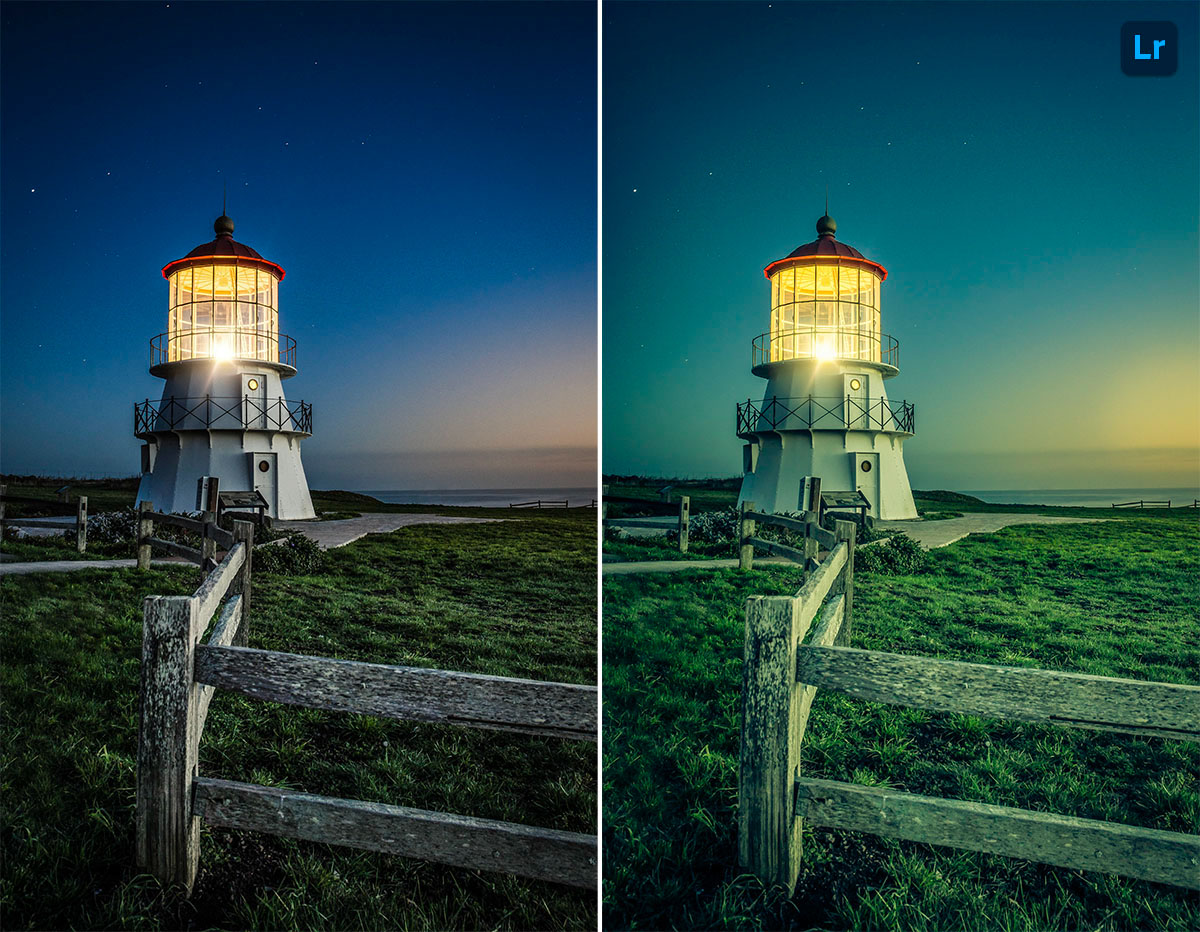 Pt Mendocino Lighthouse | Remix | Photoshop Lightroom