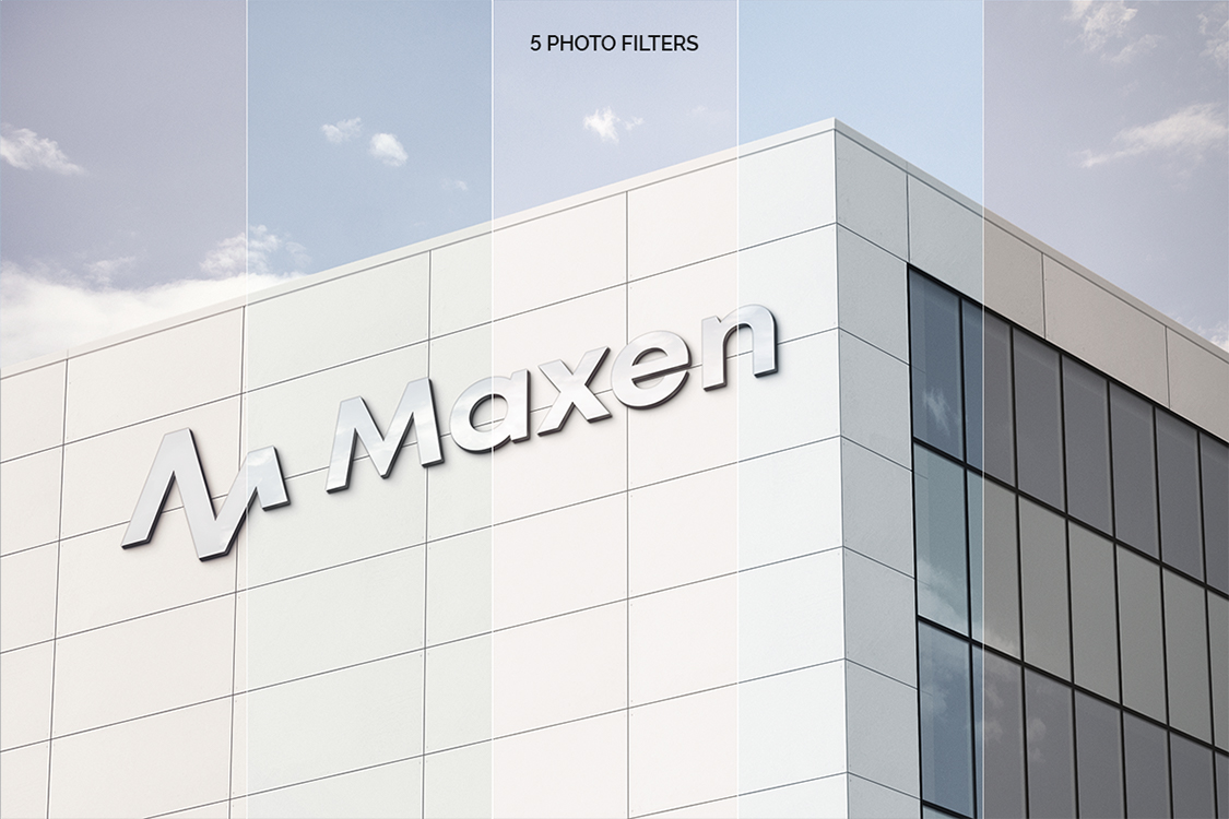 3D Logo Building Facade Sign Mock-up on Behance :: Behance