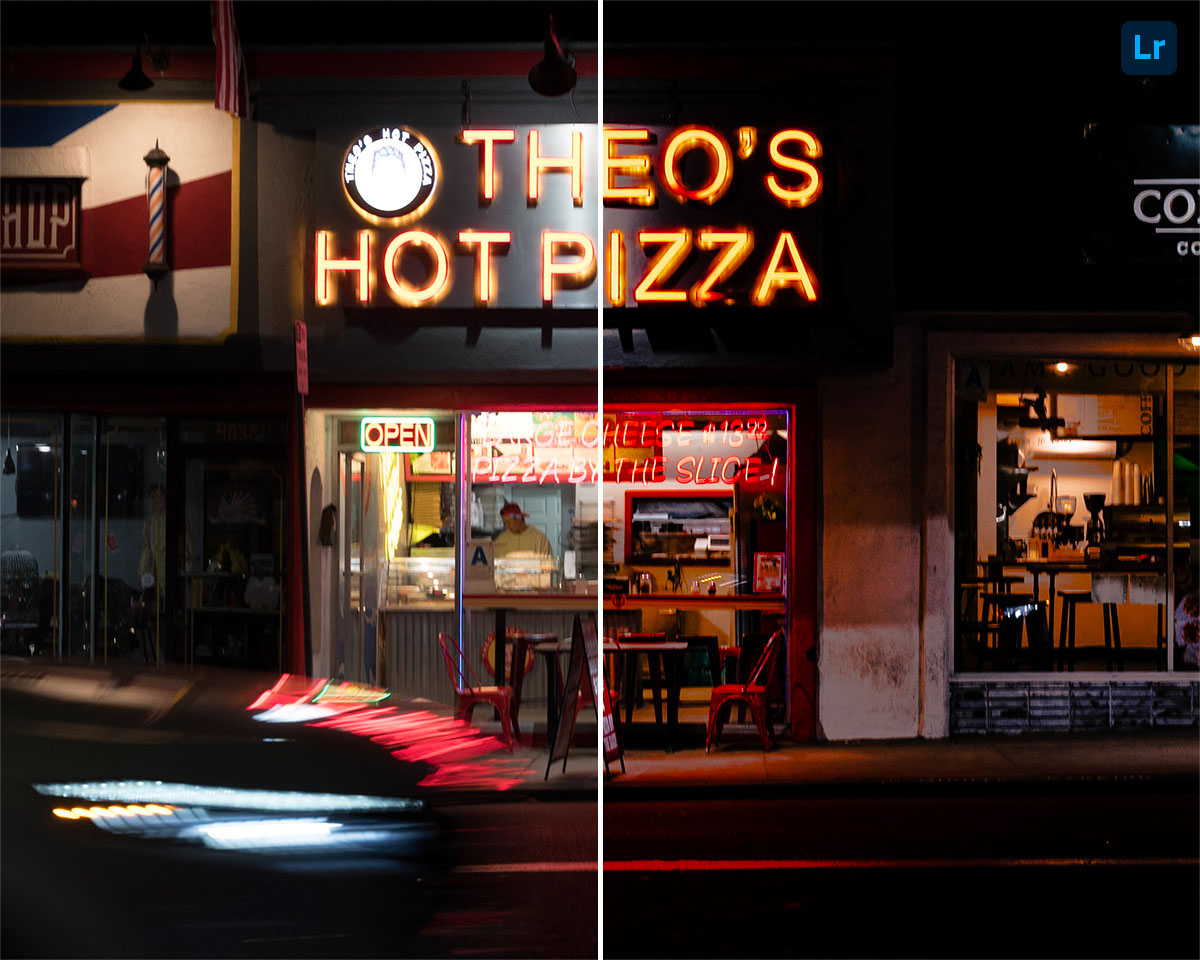Theo's Hot Pizza Pacific Beach | Edit | Photoshop Lightroom