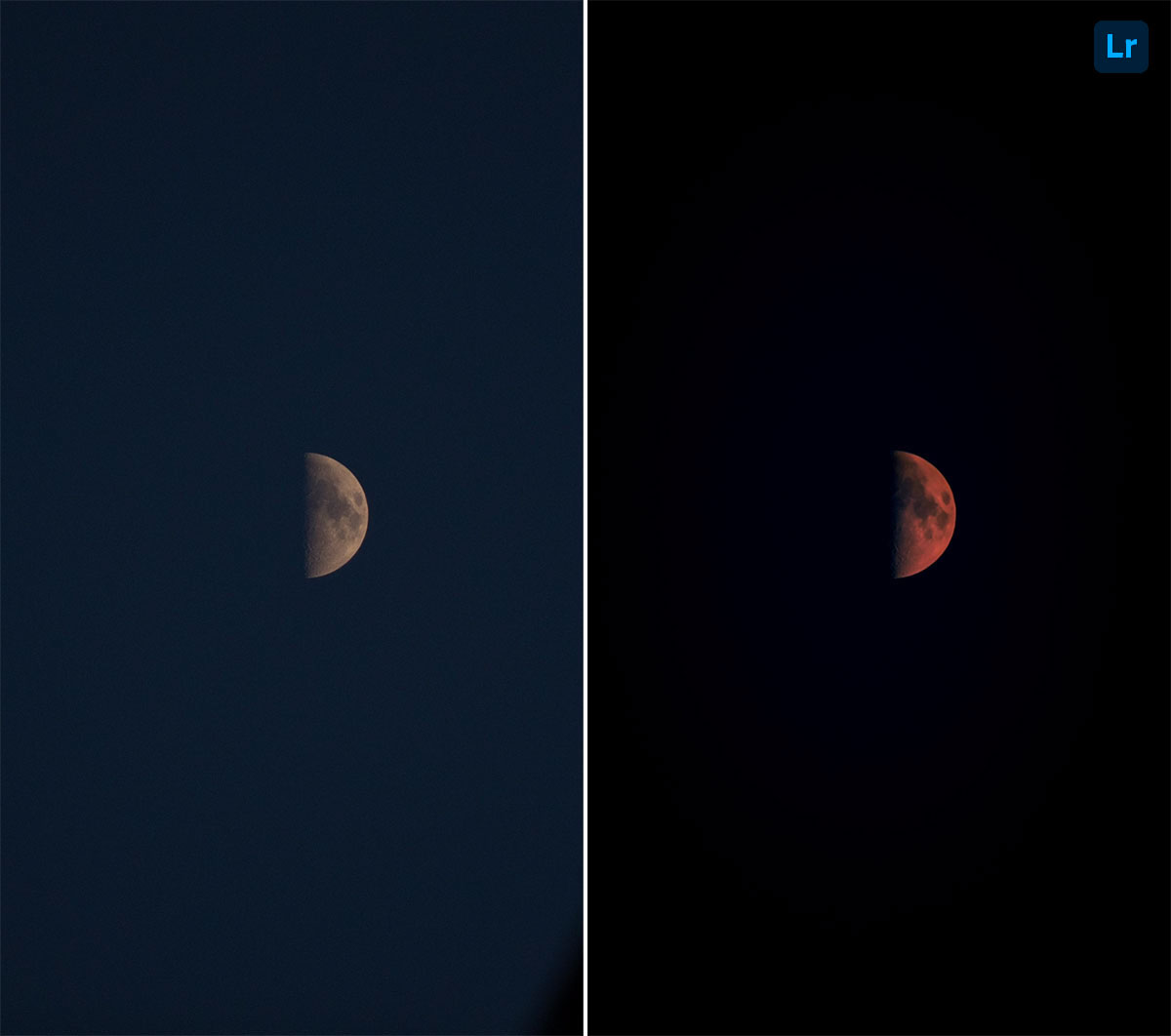Red moon! | Edit | Photoshop Lightroom