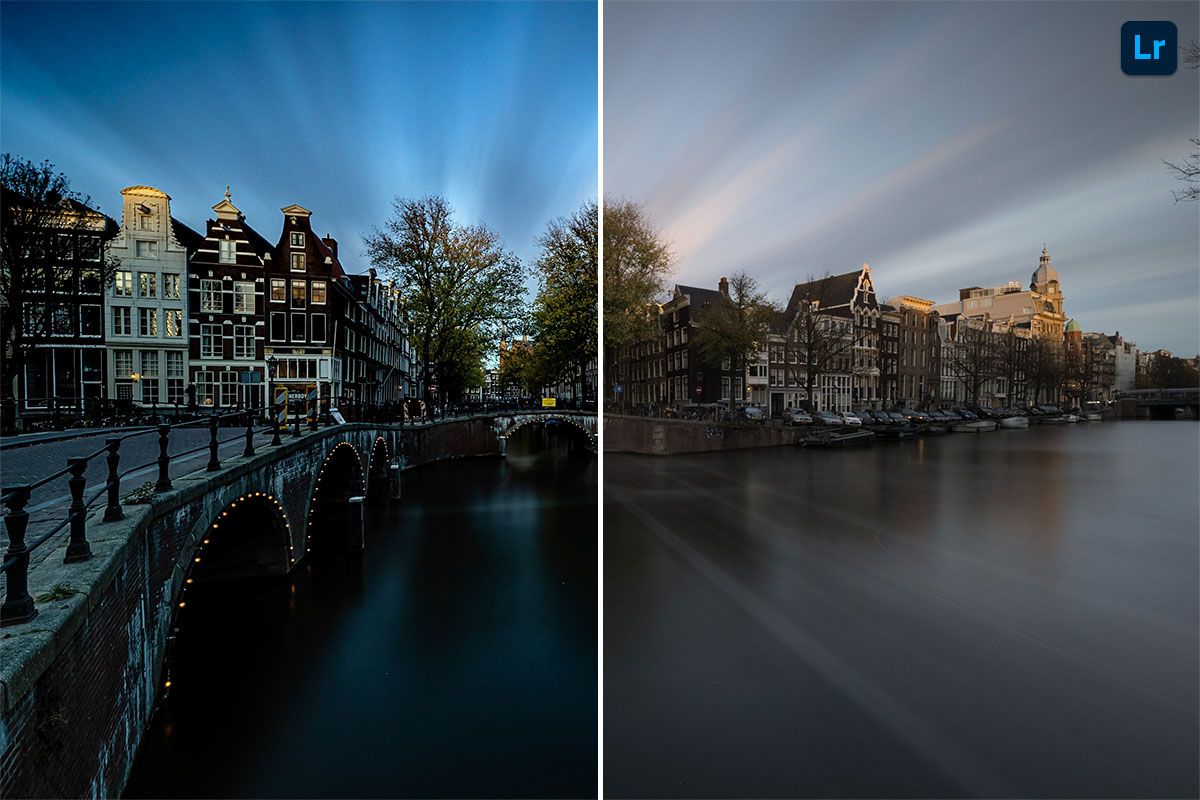 Amsterdam sunset in Autumn | Remix | Photoshop Lightroom