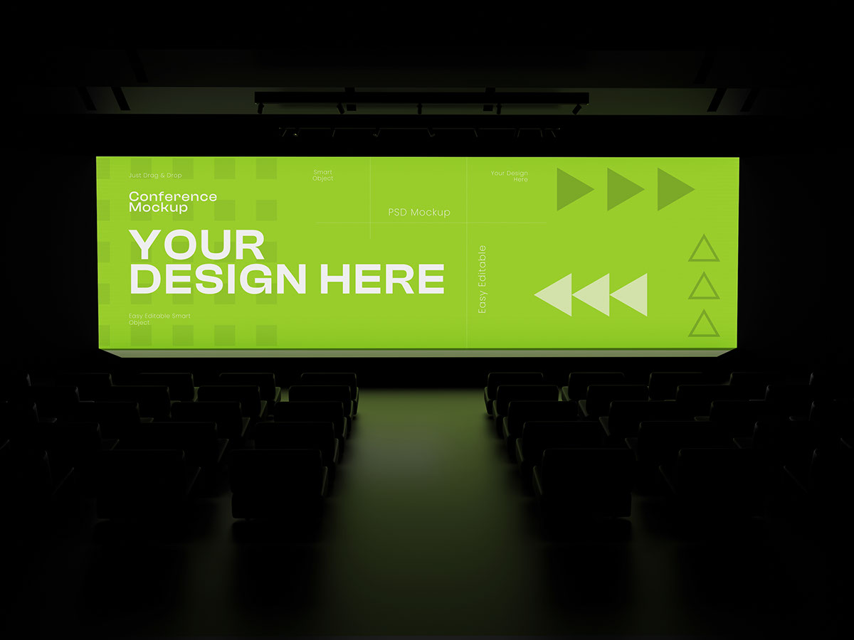 Conference Hall Mockup on Behance :: Behance