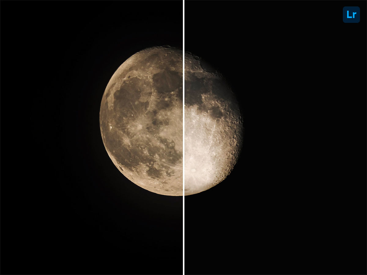 Moon | Edit | Photoshop Lightroom