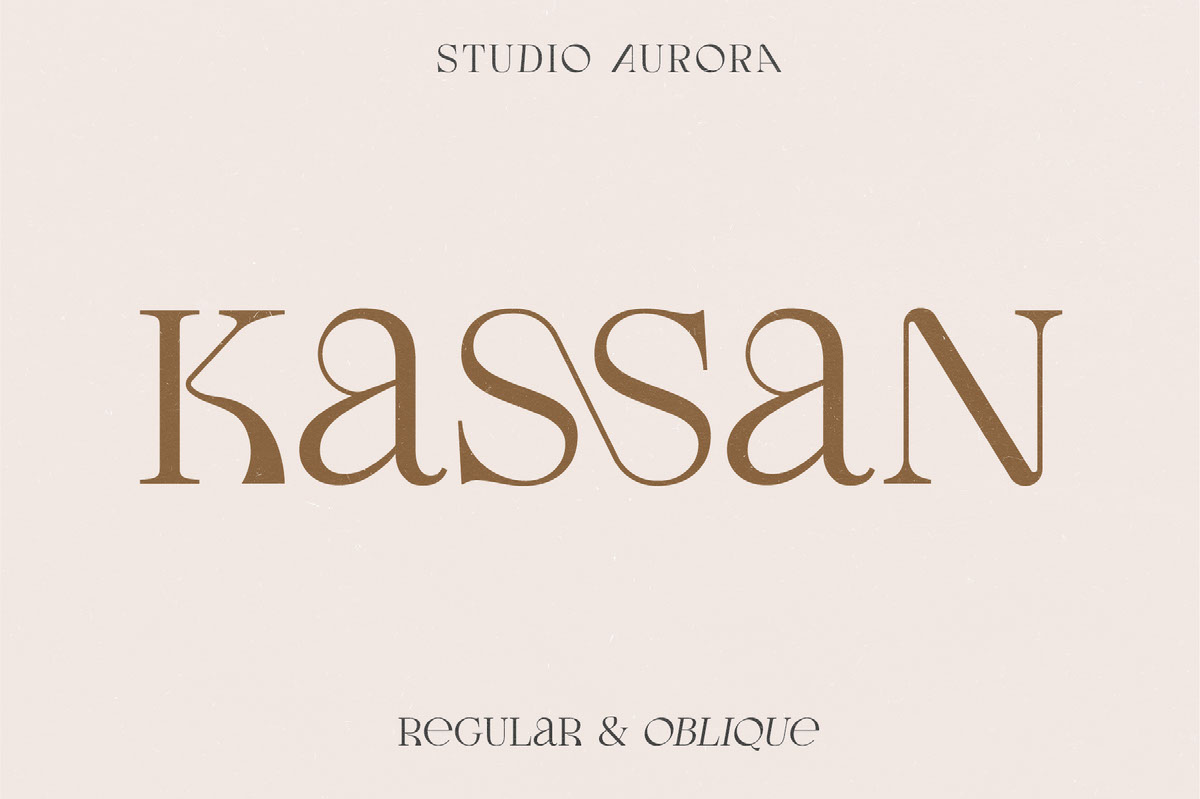 Kassan Luxury Font on Behance :: Behance