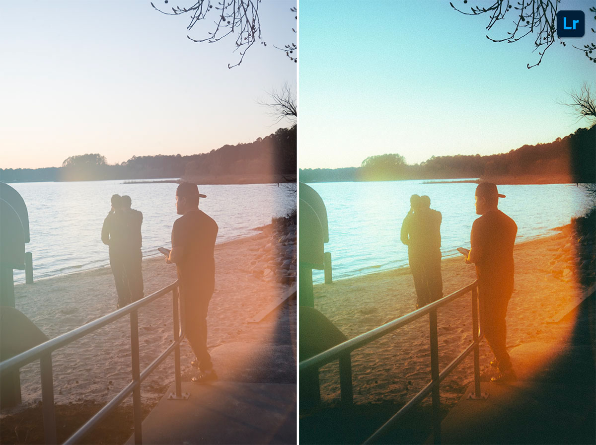 Light leak lens | Edit | Photoshop Lightroom