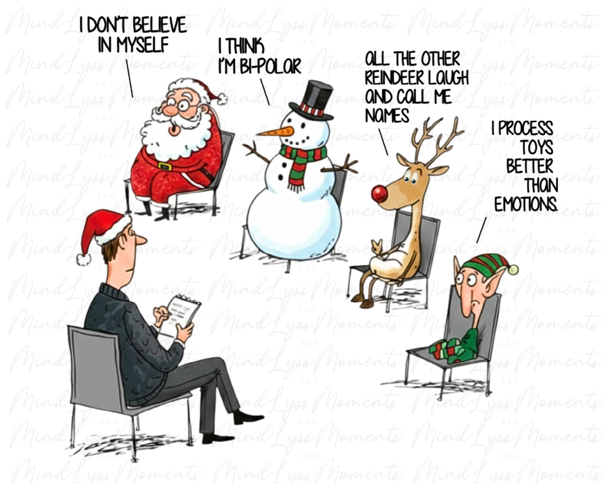 Christmas Group Therapy on Behance :: Behance