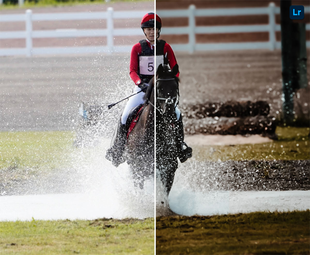Equestrian cross-country | Edit | Photoshop Lightroom
