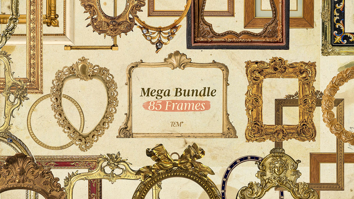 Mega Bundle Vintage Frames on Behance :: Behance