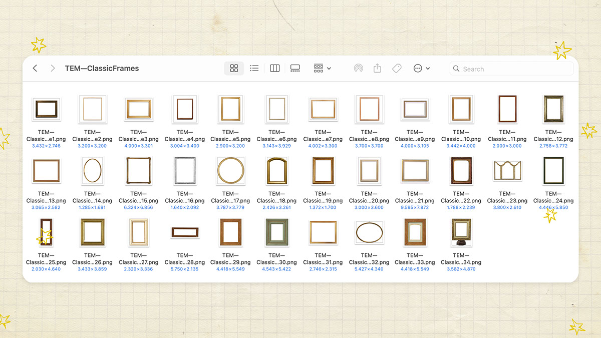 Mega Bundle Vintage Frames on Behance :: Behance