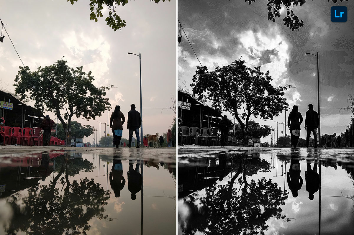 High Contrast Black and white | Edit | Photoshop Lightroom