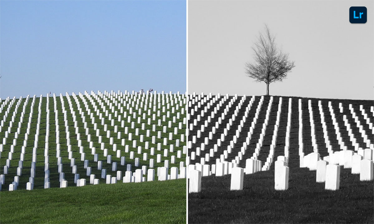 Levenworth National Cemetery | Edit | Photoshop Lightroom