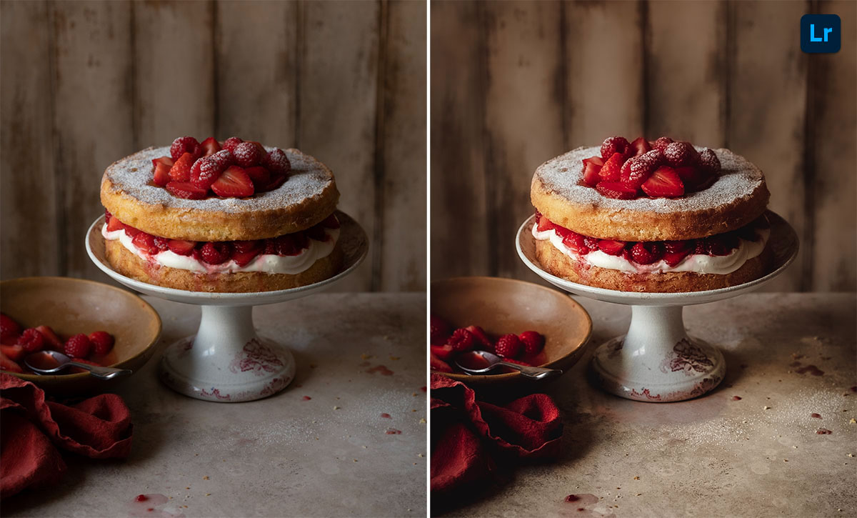 Strawberry Cake | Edit | Photoshop Lightroom