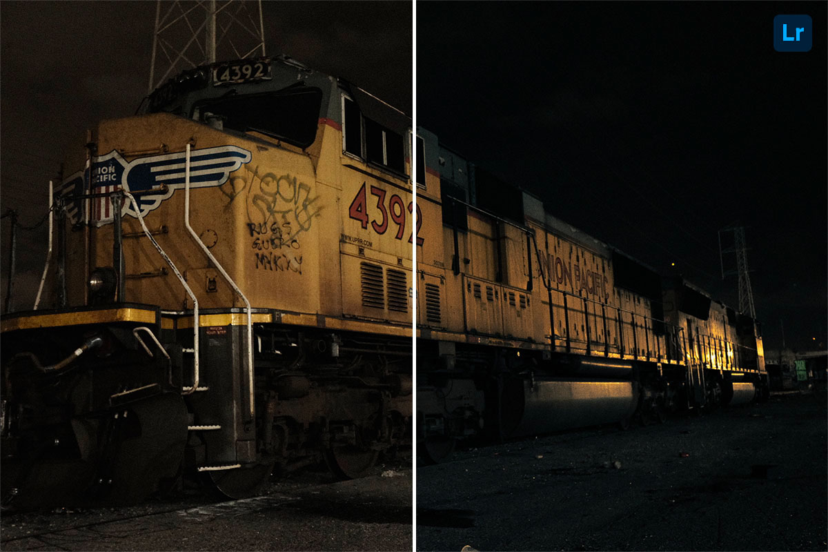 La trains | Edit | Photoshop Lightroom