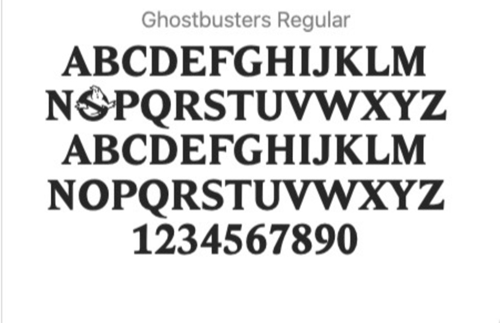 Ghostbusters Font on Behance :: Behance