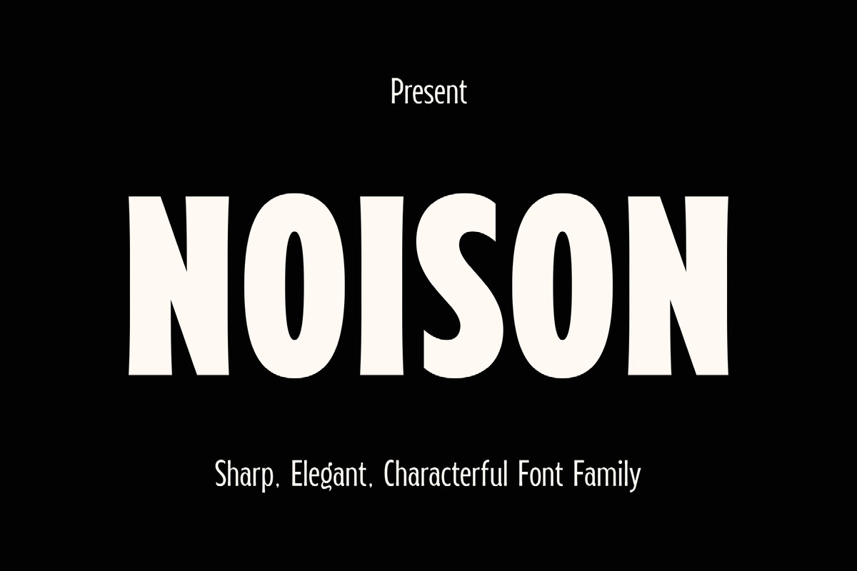 Noison Font Family on Behance :: Behance