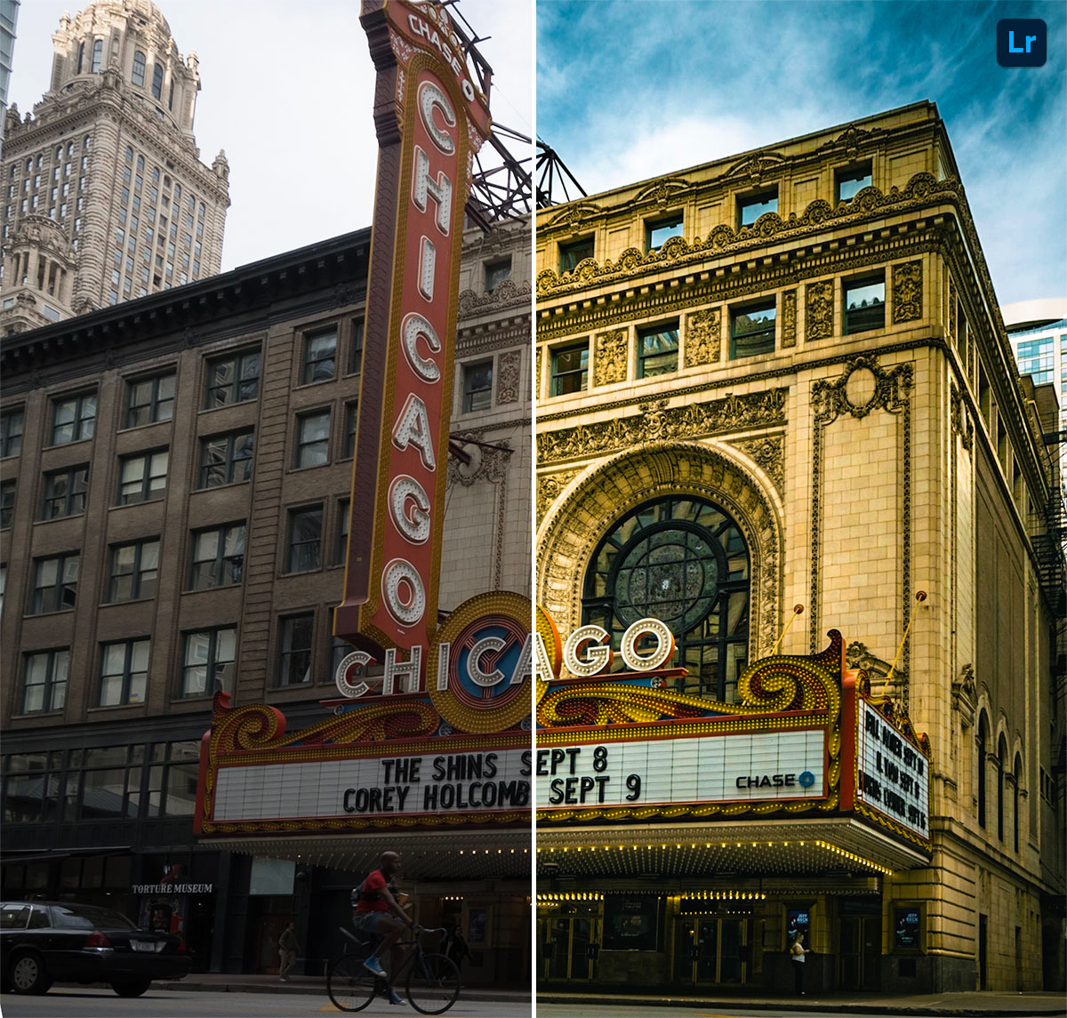Chicago Theater | Edit | Photoshop Lightroom